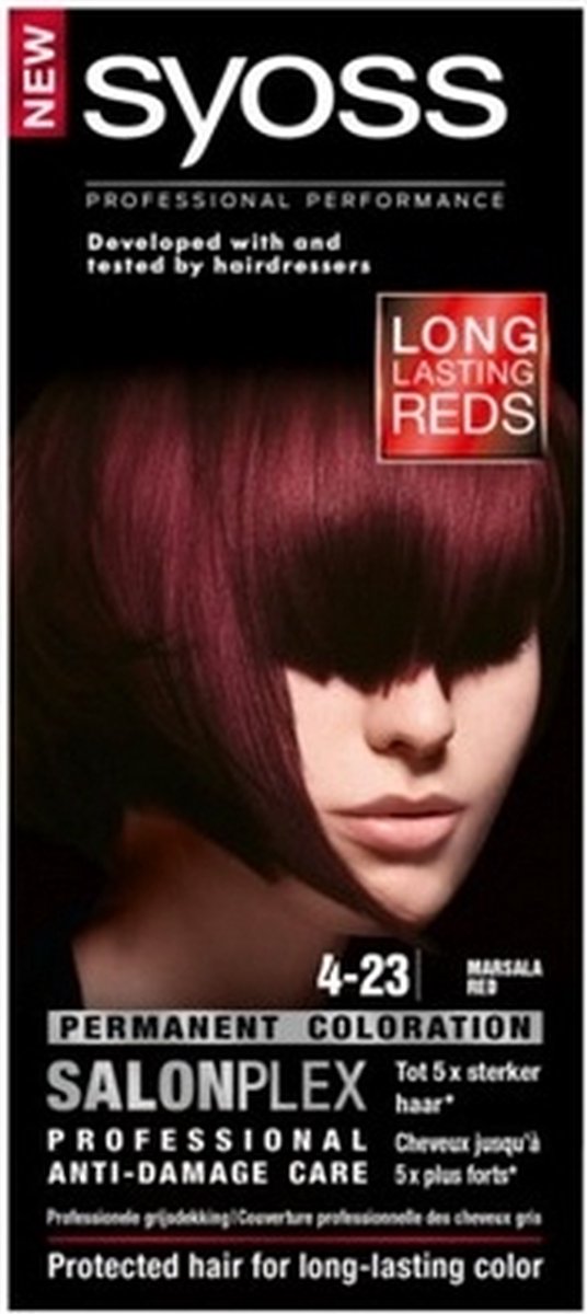 SYOSS Color baseline 4-23 Marsala Red - 1 stuk | bol.com