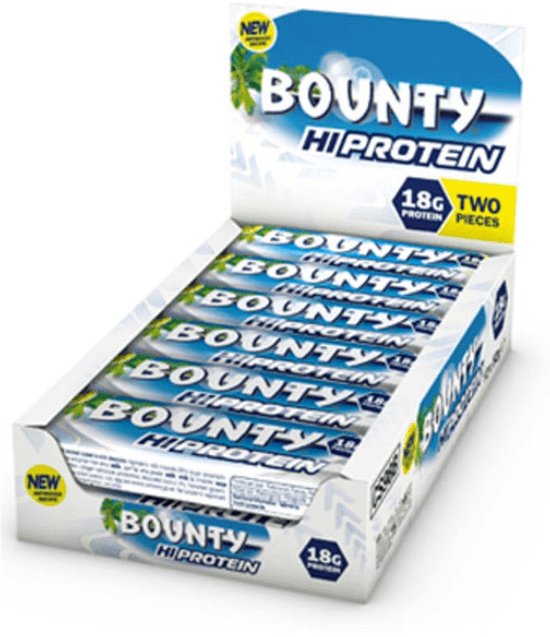 Bounty Protein Reep - 19 gr - Eiwitshake - 12 repen | bol.com