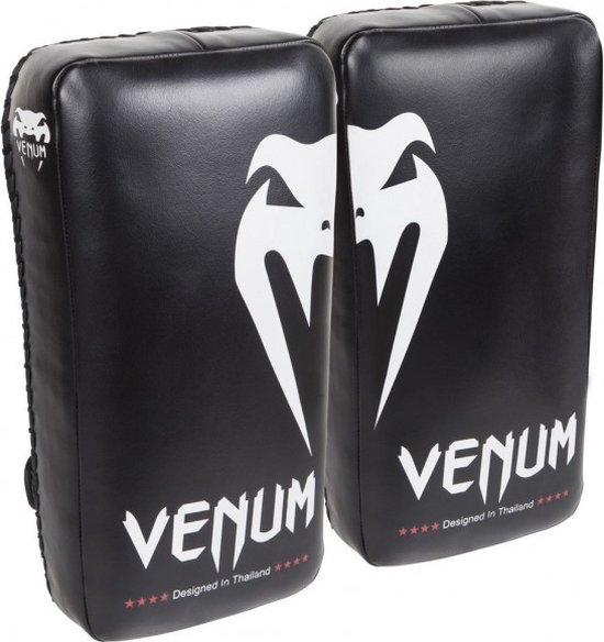 Venum Giant Arm Kick Pads Thai Pads Zwart Wit | bol