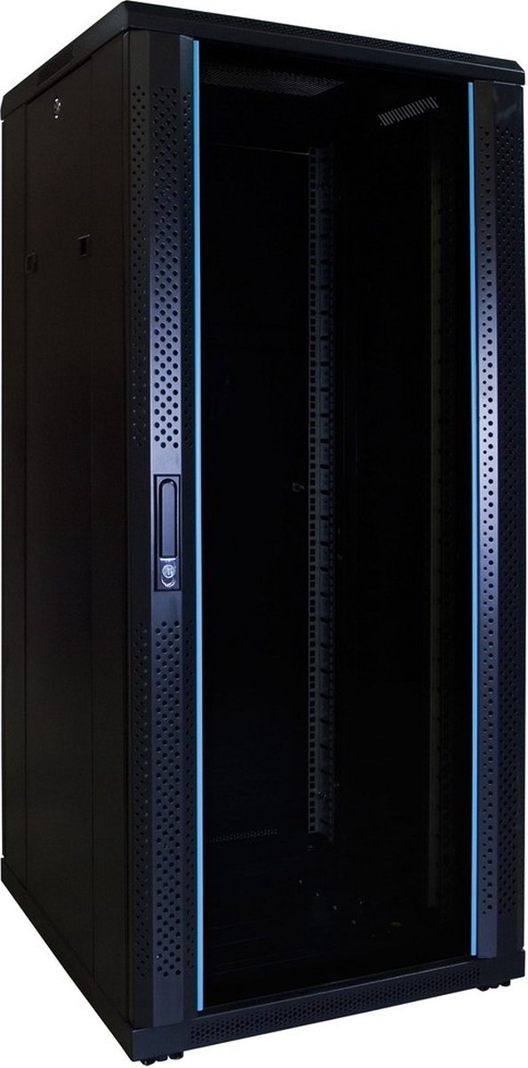 27U serverkast met glazen deur 600x600x1400mm (BxDxH) | bol.com