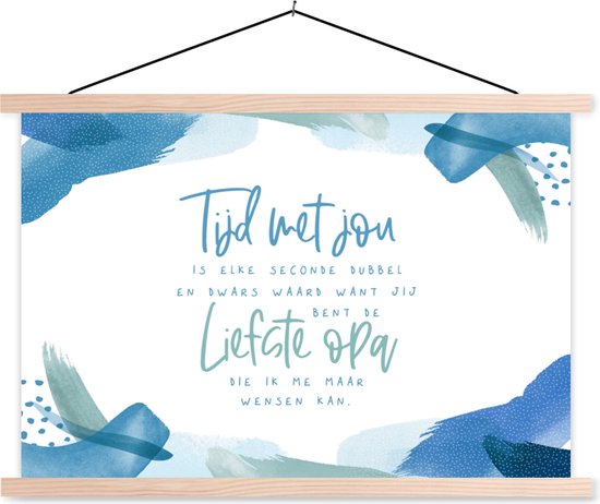 Posterhanger incl. Poster 60x40 cm - Schoolplaat - Quotes - Spreuken ...