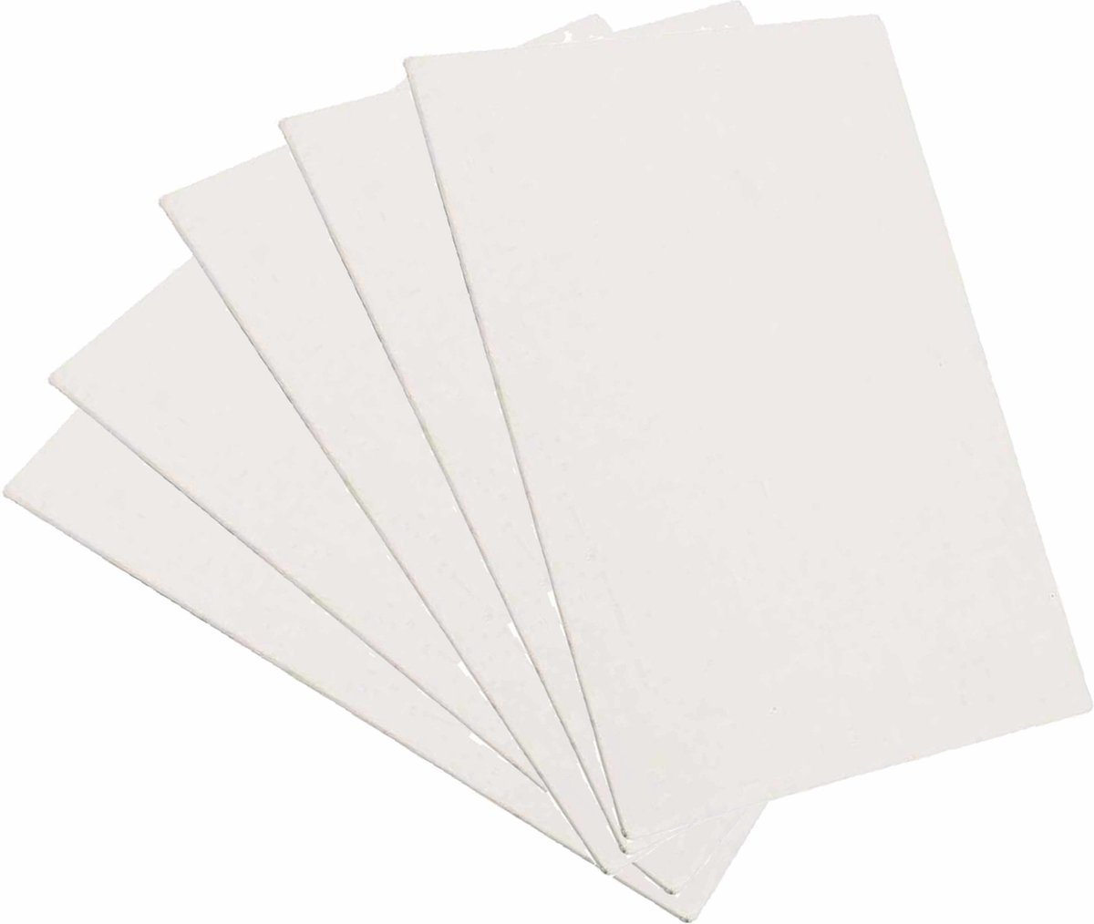 Pakket van 30x canvas schilderijen maken dun doek/paneel 15 x 21 cm ...