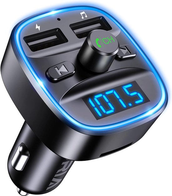 Bluetooth FM Transmitter, Draadloze Autoradio Adapter Car Kit ...