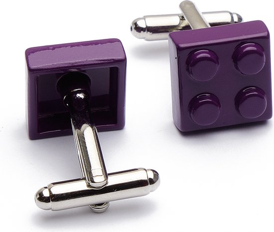 Boutons de manchette - Lego Lego brick Purple | bol.com