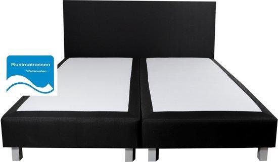 Losse Boxspring Zonder Matras - 80x210 cm - Zwart | bol