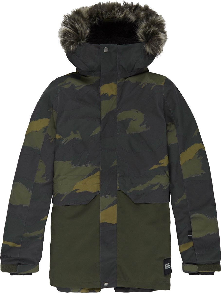 O'Neill Sportjas Fur zeolite - Green Aop - 128 | bol.com
