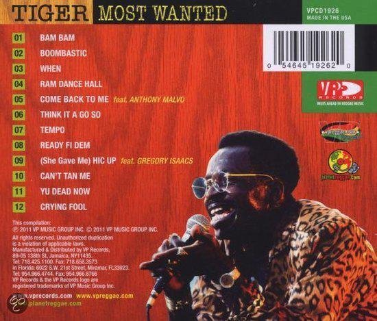 Tiger - Most Wanted, Tiger | Muziek | bol