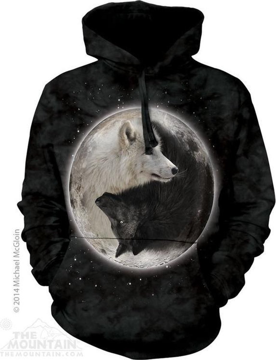 The Mountain Hoodie Yin Yang Wolves Sweat à capuche unisexe XL | bol.com