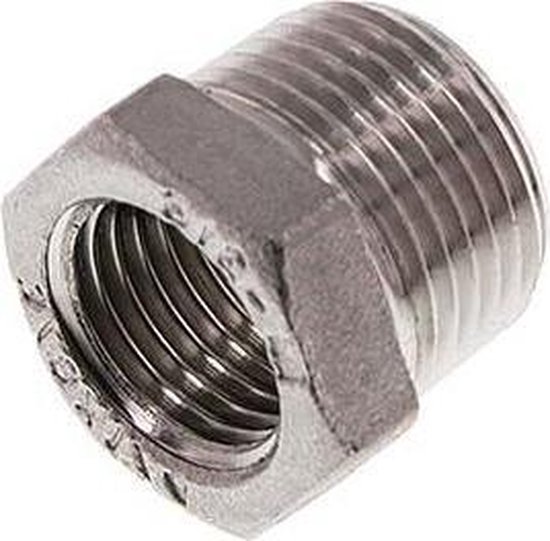 R 3'' x Rp 2 1/2'' M/F RVS Verloopring 16 Bar - FL2S-MF-SH-300R-212R | bol