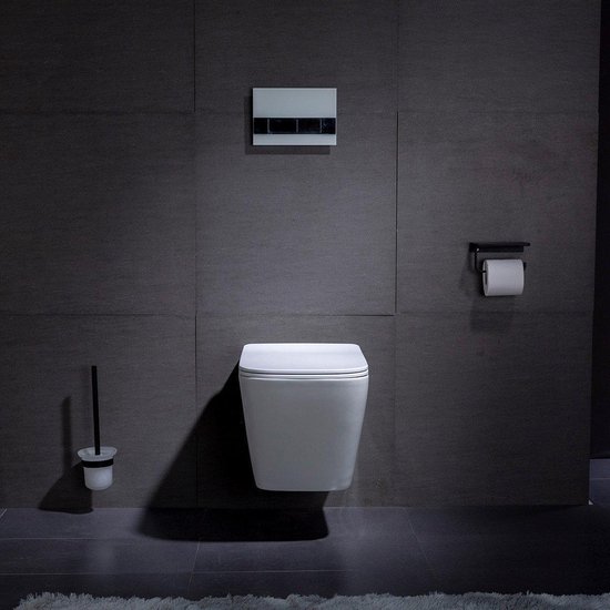 Geberit UP 100 Toiletset - Inbouw WC Hangtoilet Wandcloset - Flatline ...