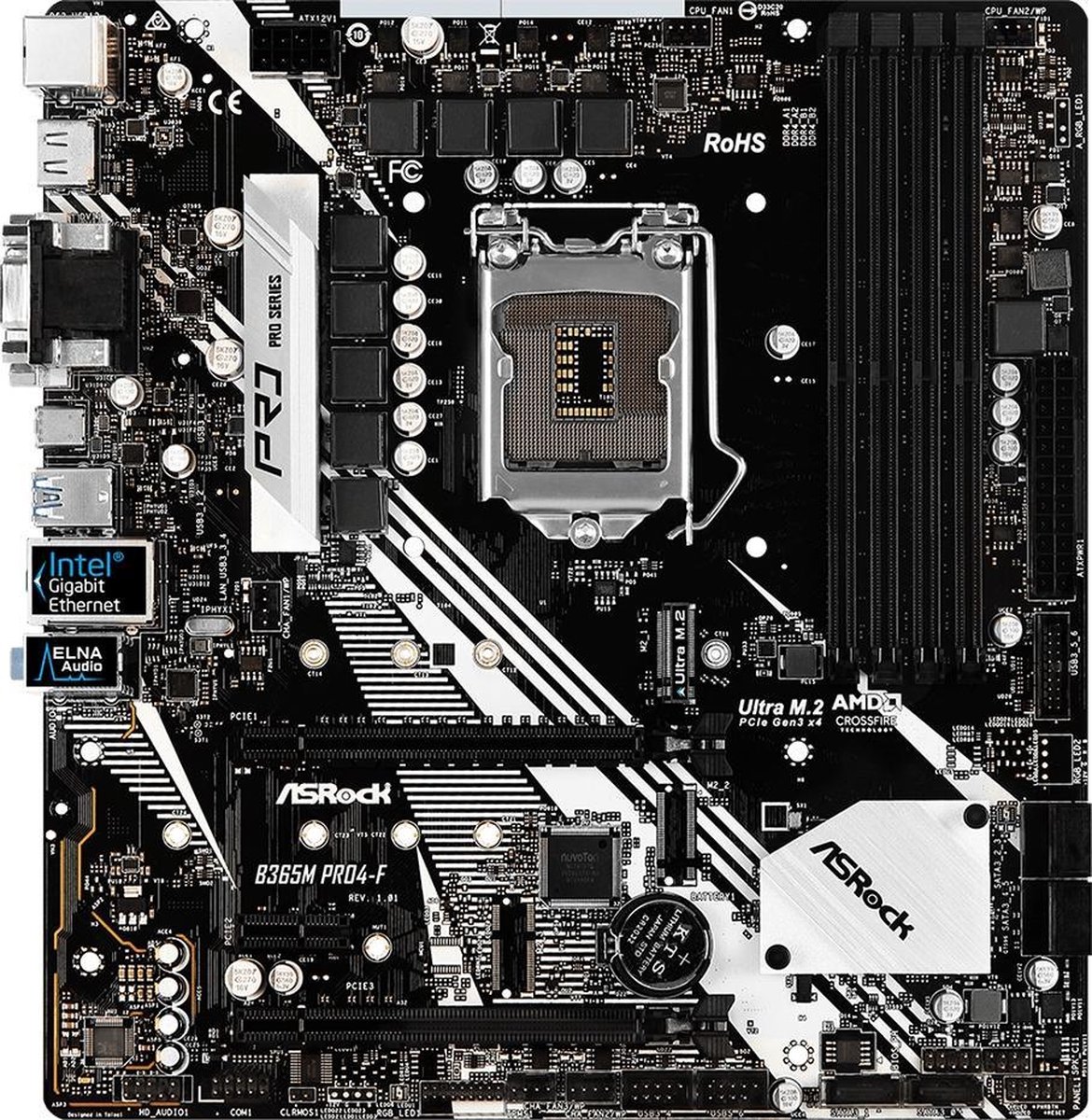 Asrock B365M PRO4-F Intel B365 LGA 1151 (Socket H4) micro ATX | bol.com