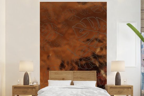 Behang - Fotobehang Patronen - Figuur - Brons - Grijs - Breedte 160 cm ...