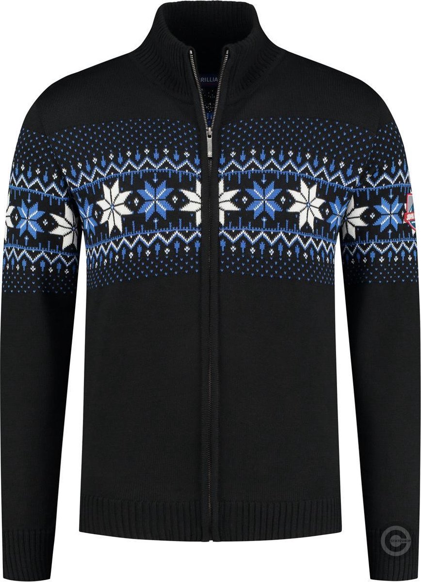 John Brilliant ® Noorse heren vest Merino, Zwart | bol.com