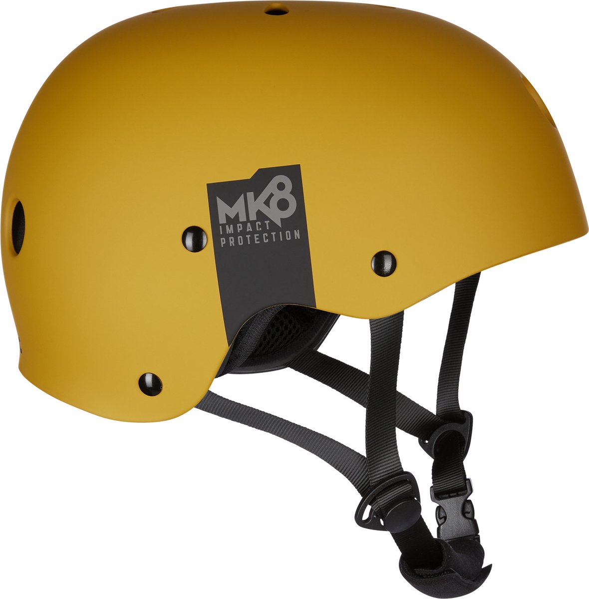 Mystic Kitesurf Helm MK8 Helmet - Mustard | bol