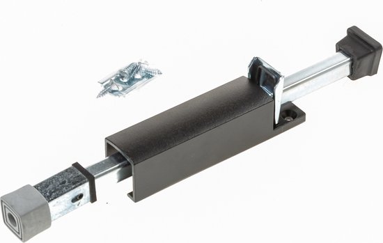 Deurvastzetter Zwart Maximaal 120mm 272X37mm - 1216495 | bol