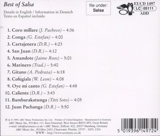 Los Latinos - Best Of Salsa (CD), Los Latinos | Muziek | bol