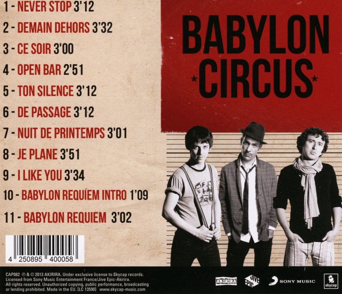 Babylon Circus - Never Stop (CD), Babylon Circus | CD (album) | Muziek ...