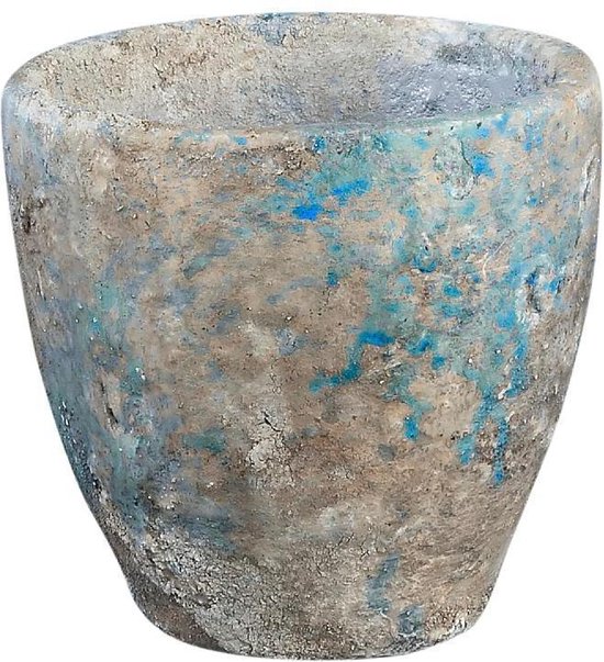 PTMD Pot rossy grijs keramiek rond laag s | bol