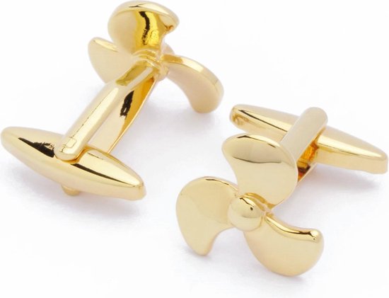 Manchetknopen - Boot Schroef Propeller Goud | bol