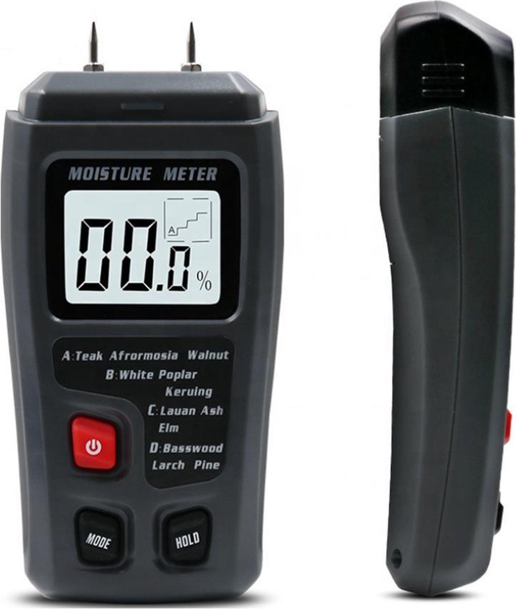 DW4Trading® Digitale hout vochtmeter vochtigheidsmeter | bol.com