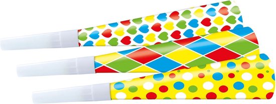 Amscan Feesttoeter 22 Cm Papier Geel 3 Stuks | bol.com