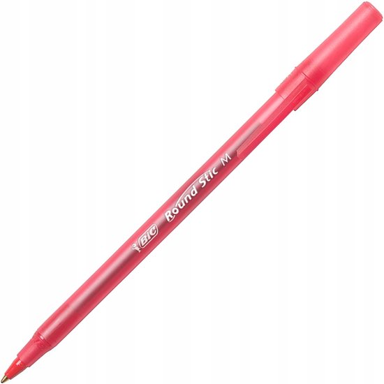Stylo bille BIC Round Stic rouge - 1 pièce | bol