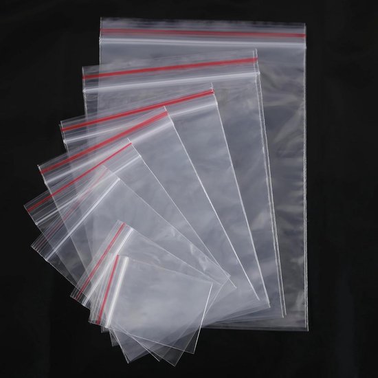 600 Stuks Small Plastic Zakken - 5cm x 7cm - Hersluitbare Grip Seal ...