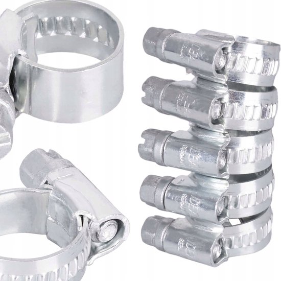 Slangklem 8-12mm - Roestvrij Staal - 1 Stuk | bol