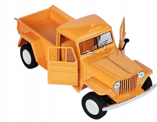 Welly Jeep Willys Pickup 1947 Modelauto 1:24 Oranje | bol
