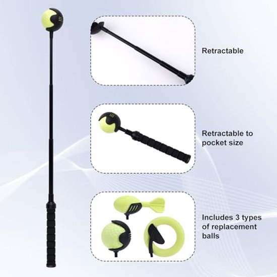 Retractable Ball Thrower Dogs with 3 Replacement Balls, Manual Pick ...