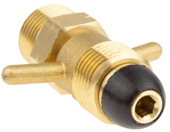Adapter POL x Shell - Universele aansluiting voor gasfles - DIN - 21 ...