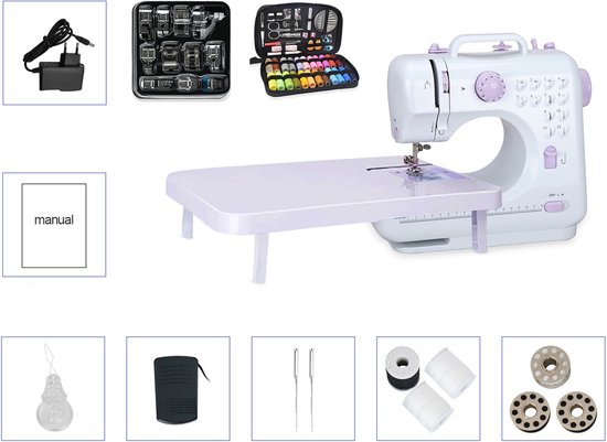 Creatorally 505A Mini Naaimachine - 12 steektypen - met Expansieboard ...