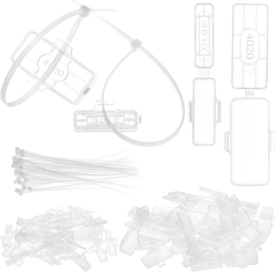 Allecto plus - Waterdichte kabellabels - Nylon kabelbinders - Pak van ...