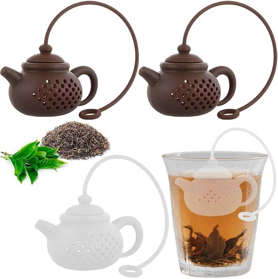 Spice Sieve 4 Pieces Stainless Steel Diverse Maten met Ketting Theebal ...
