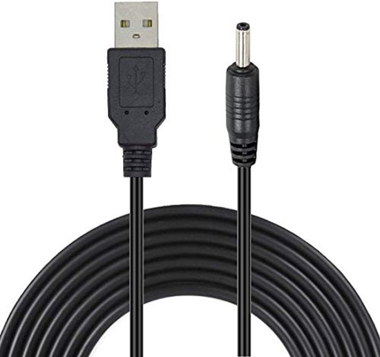 USB type A naar 3,5mm DC Stekker - 5V DC Kabel voor Tablet, Mini ...