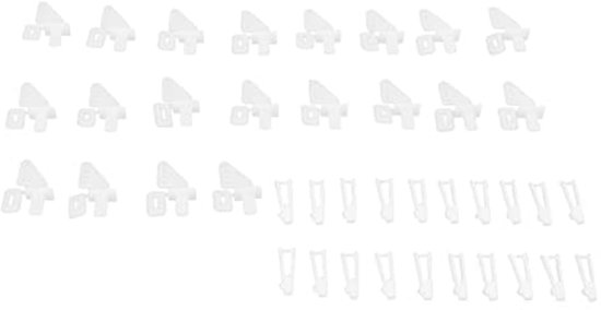 20 Sets 4 Hole Control Horns Clevis, Electric Aircraft Control Horns ...