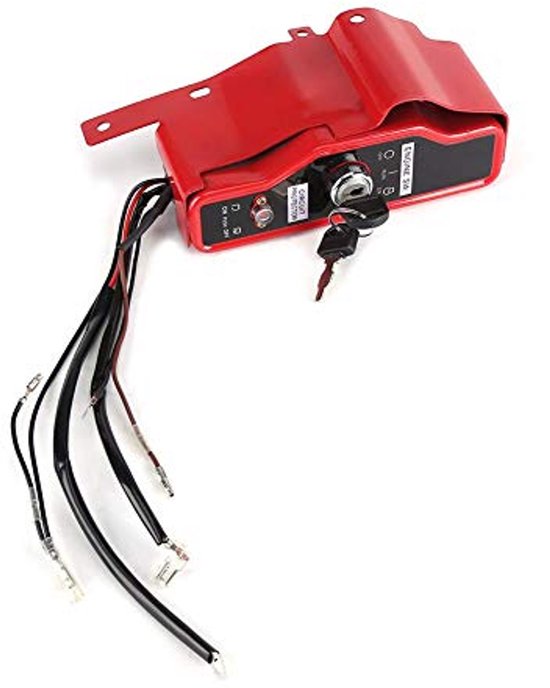 Ignition Switch, Electric Key, Spark Plug Switch with 2 Keys for Honda ...