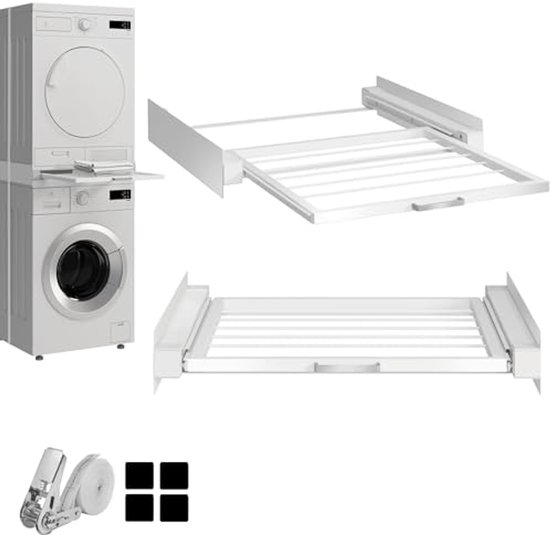Universeel tussenbouwframe voor wasmachines en drogers - Met ...