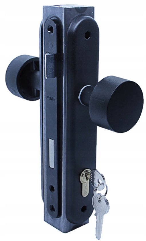 Complete Poort Set: Deurklink, Slot, Cilinder & Cassette 40x40 | bol