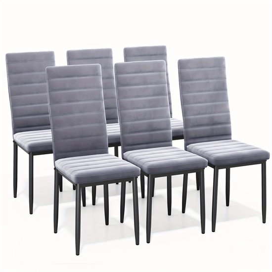 Eetkamerstoelen – Stoelen Set – Luxe Stoelen – Velours Stoelen – Design ...