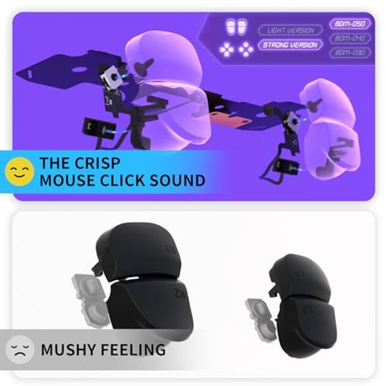 Whole Clicky Kit V2 for ps5 Controller BDM-050, Micro Switch L2R2 ...