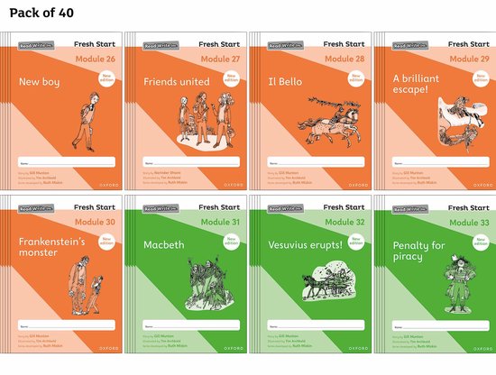 Read Write Inc. Fresh Start: 2024 Modules 26-33 - Pack of 40 ...