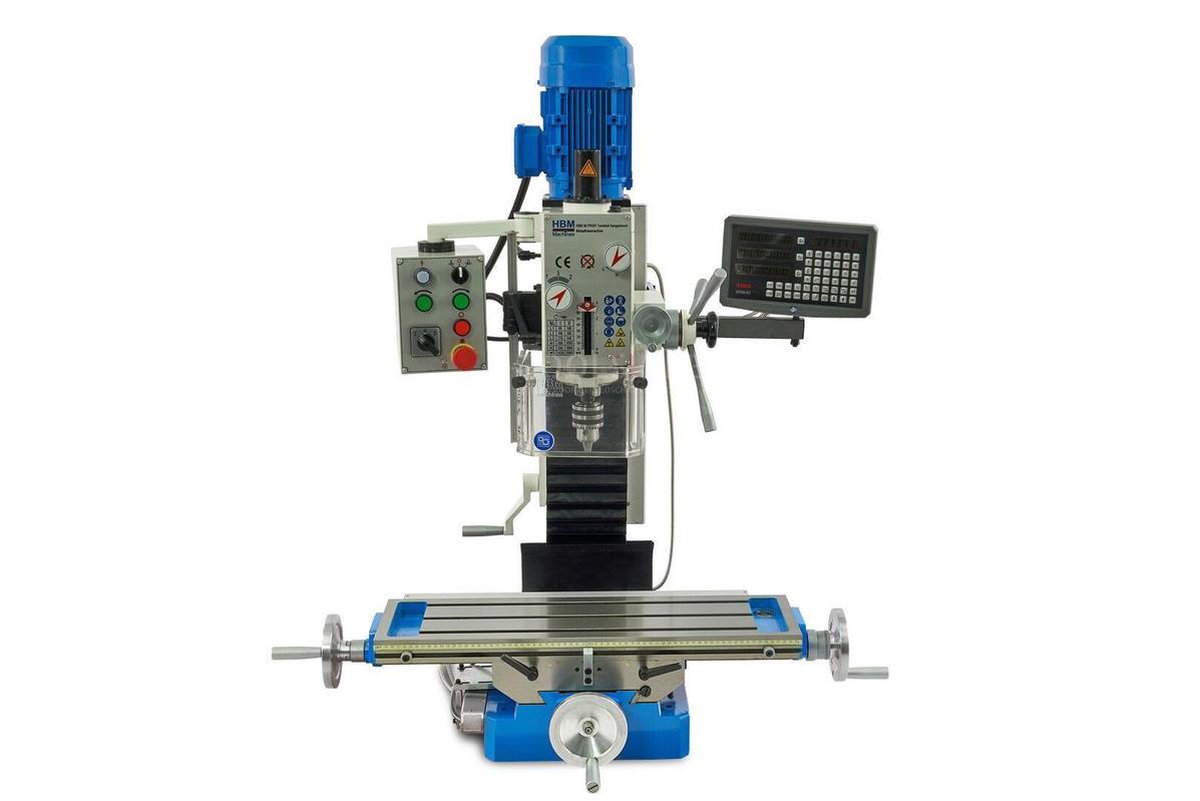 HBM 30 DRO PROFI Tandwiel Aangedreven Metaalfreesmachine | bol.com