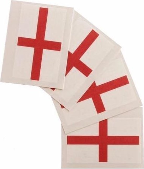 6 Engelse vlag tattoo stickers | bol