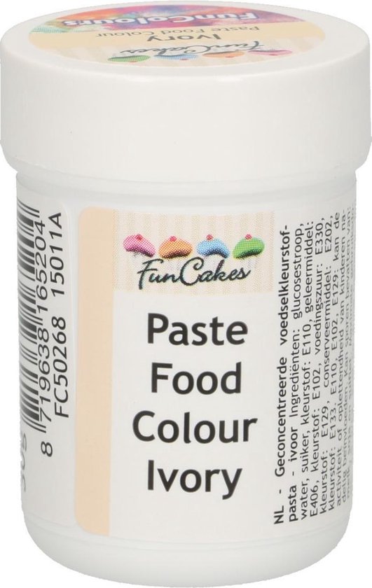 FunCakes Eetbare Kleurstof Pasta Ivoor 30g | bol