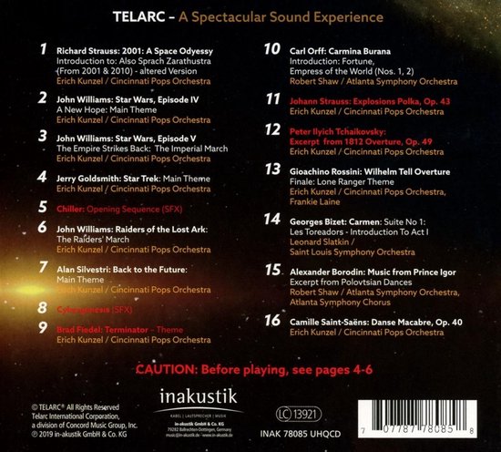 Various Artists - Telarc - A Spectacular Sound Experience (CD) (Ultra ...