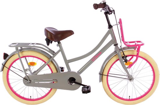 Spirit Diva Meisjesfiets Grijs-Roze 22 Inch | bol