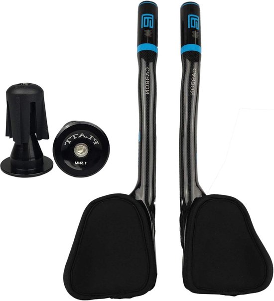 Racing/triatlonstuur aerobar tri bar 3K glanzend - Fietsstuur 318 ...