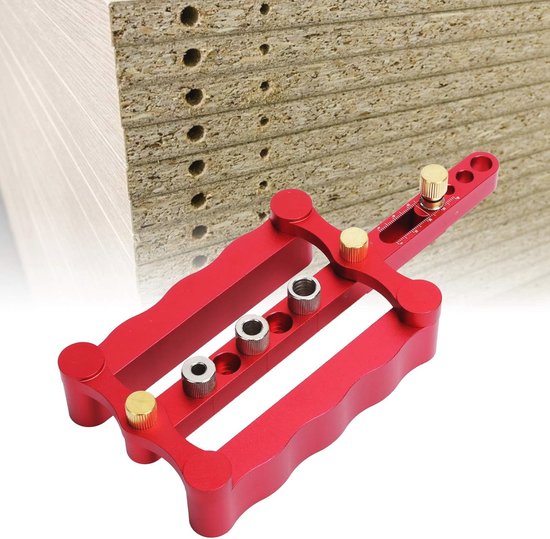 Zelfcentrerende deuvelmal voor houtbewerking - Boorgeleider en boorgat ...