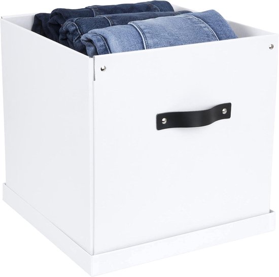Grote klapbox voor kleding en speelgoed - LOGAN opbergdoos met deksel ...